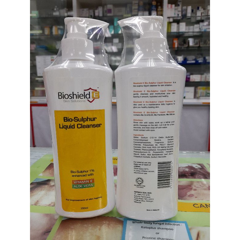 Bioshield E Bio-Sulphur Liquid Cleanser 250ml | Shopee Malaysia