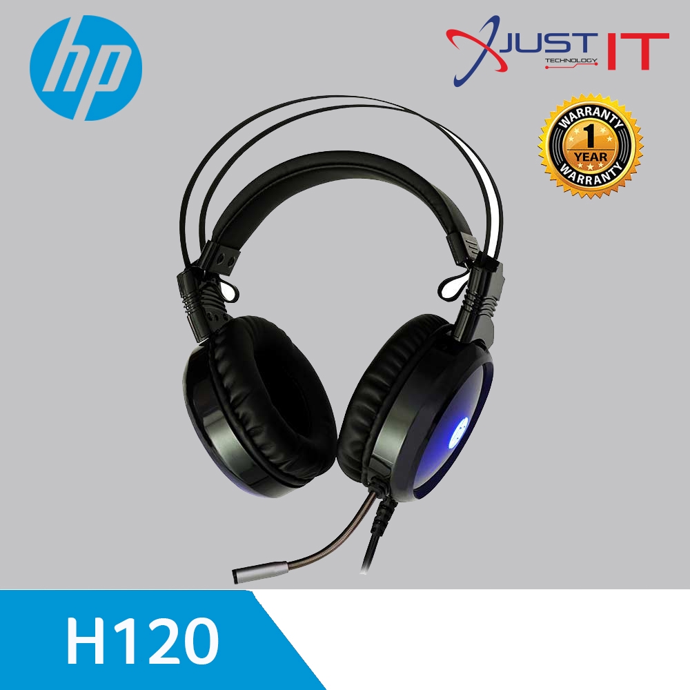Hp H120 Gaming Headset - Black | Shopee Malaysia