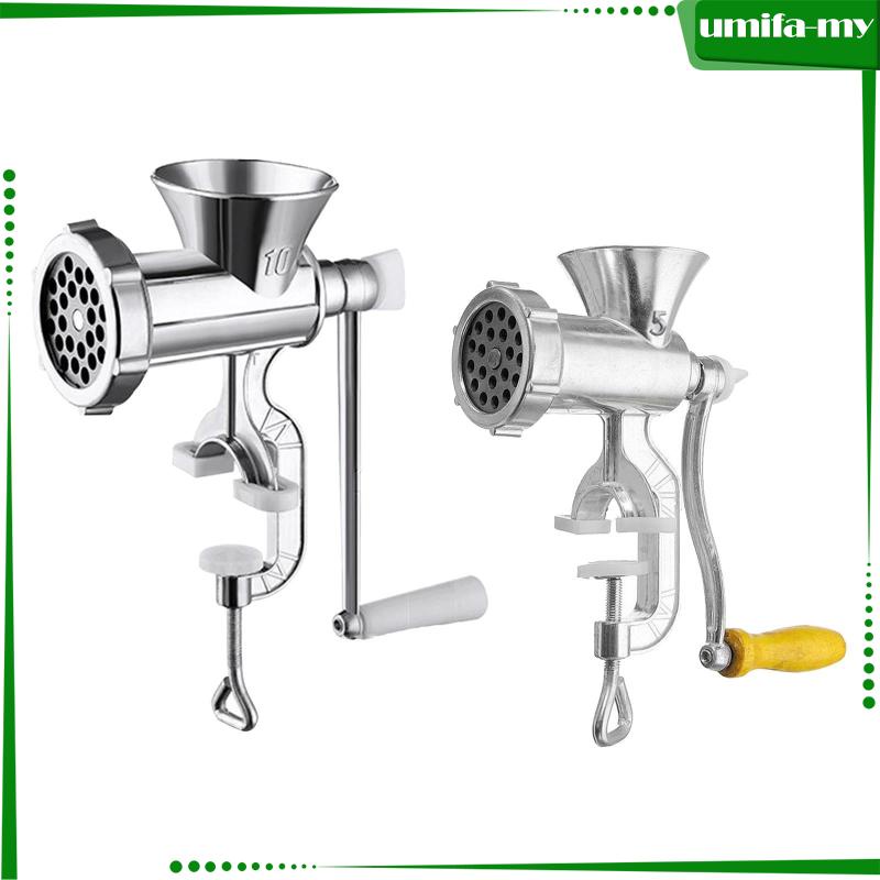 [umifaMY] Hand Crank Manual Meat Grinder Stainless Steel Grind Meat ...