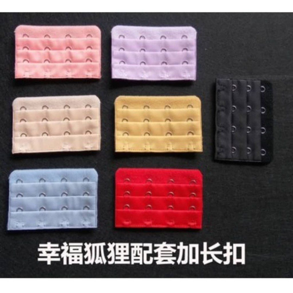 🔥CLEARANACE Stock🔥HAPPY FOX Bra Extender 4 Hooks 香港幸福狐狸内衣加长4排扣 | Shopee ...