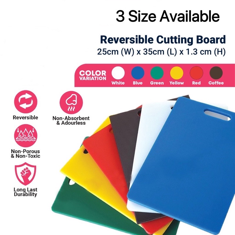 Rectangular Plastic Colour Chopping Board / Cutting Board / Plastik ...