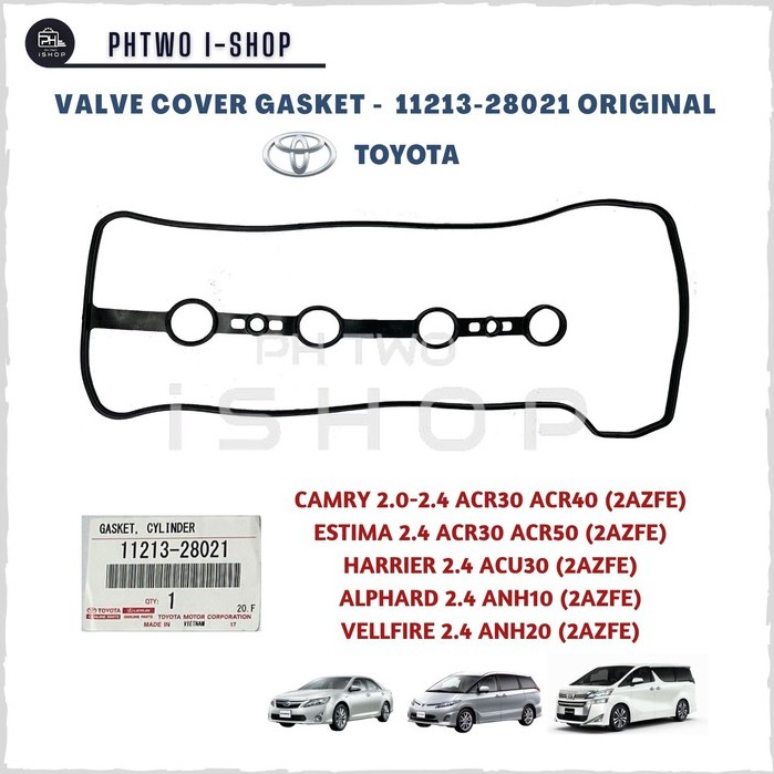 VALVE COVER GASKET - TOYOTA CAMRY ACV30 ACV40 ESTIMA ACR30 ACR50 ...