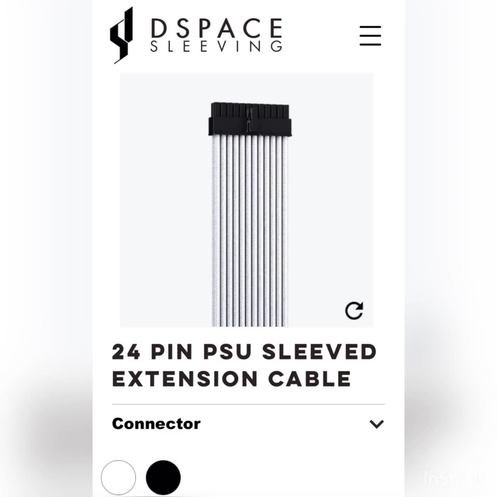 Customise PSU Sleeved Extension Cable (⚠️Thick) 12VHPWR Braided Sleeve ...