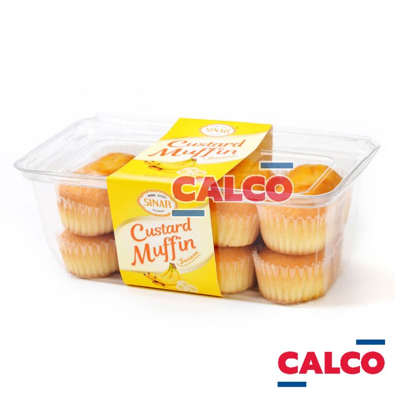 [CALCO] Sinar Custard Muffin Assorted Cake 160g / 220g Honey/Pandan ...