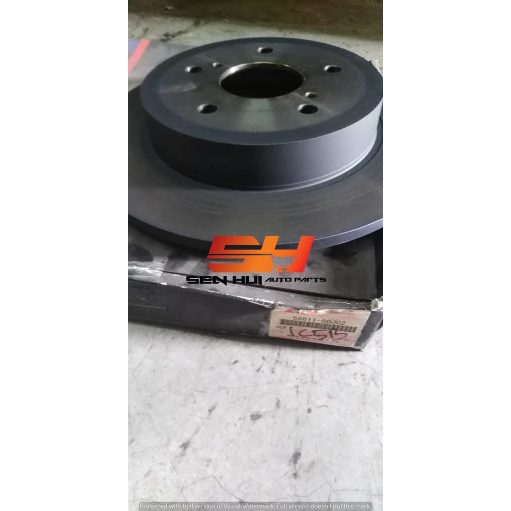 SUZUKI Swift Sport / SX4 Rear Brake Disc 55611-80J02 Genuine Part ...