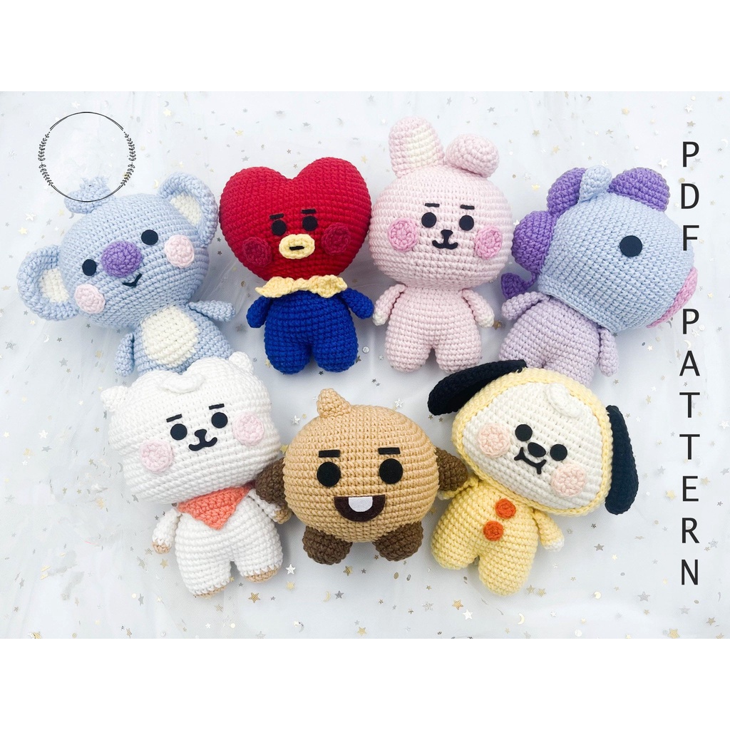 [PDF ONLY] BTS21 Collection Cute Kawaii Best Amigurumi Needlework ...