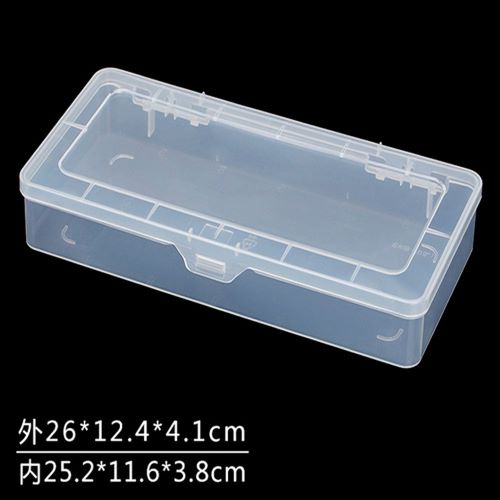 DV205 Transparent plastic box with lid PP hardware tool parts box ...