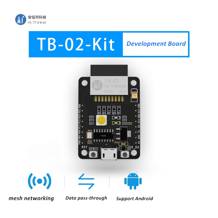 Ai-Thinker Bluetooth Module Control Panel Kit BLE Mesh BLE5.0 TB-02 Development board Bluetooth ...