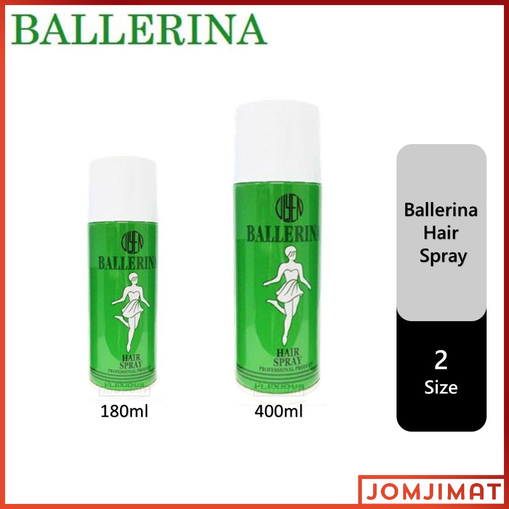 Ballerina Hair Spray 180ml/400ml - Green (Elizabeth Hair Spray ...