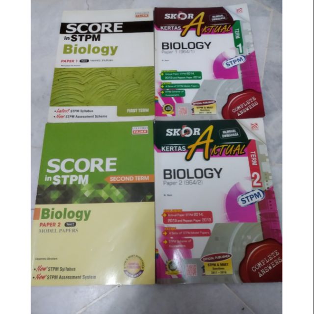 STPM Biology Exercises - Form Six [Term1-3 ] | Shopee Malaysia