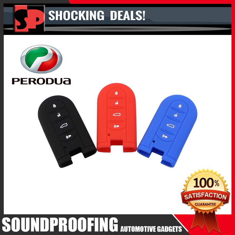 Perodua Bezza / All New MYVI / Aruz Remote Car Key Silicone Cover Case ...