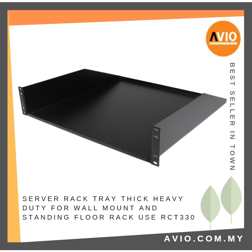 2U Cantilever Server Equipment Rack Tray 330mm(D)x440mm(W) for Wall ...
