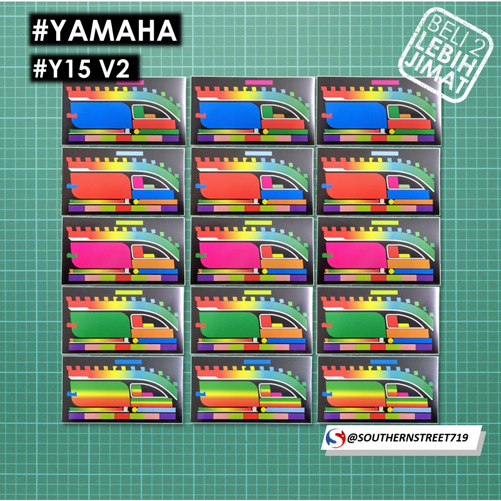 Yamaha Y15 V2 Speedometer Meter Colour Sticker | Shopee Malaysia
