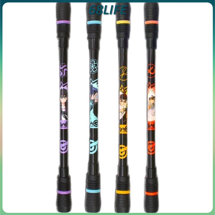 [M'sia Stock]spining pen light LuminousTurn Creative Release Pressure ...