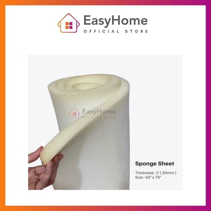 Beige Span 1/2" & 1" Multipurpose Upholstery Sponge Foam Span For ...