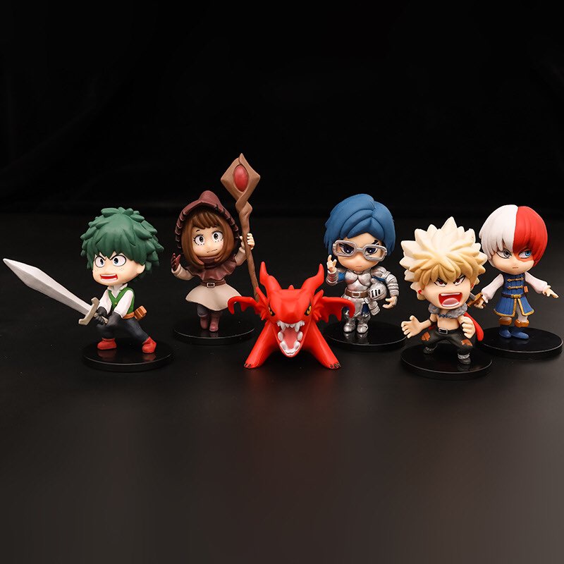 My Hero Academia Midoriya,Todoroki,Bakugo,Uraka,lida Models - Hero ...