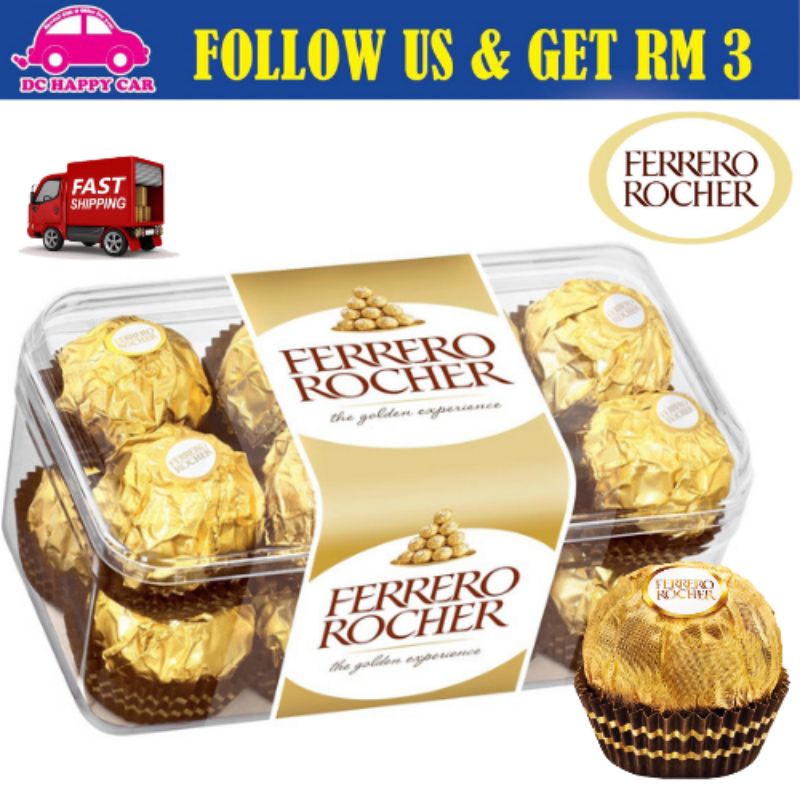 Ferrero Rocher Chocolate T16 200g - Halal Import Chocolate From Italy ...