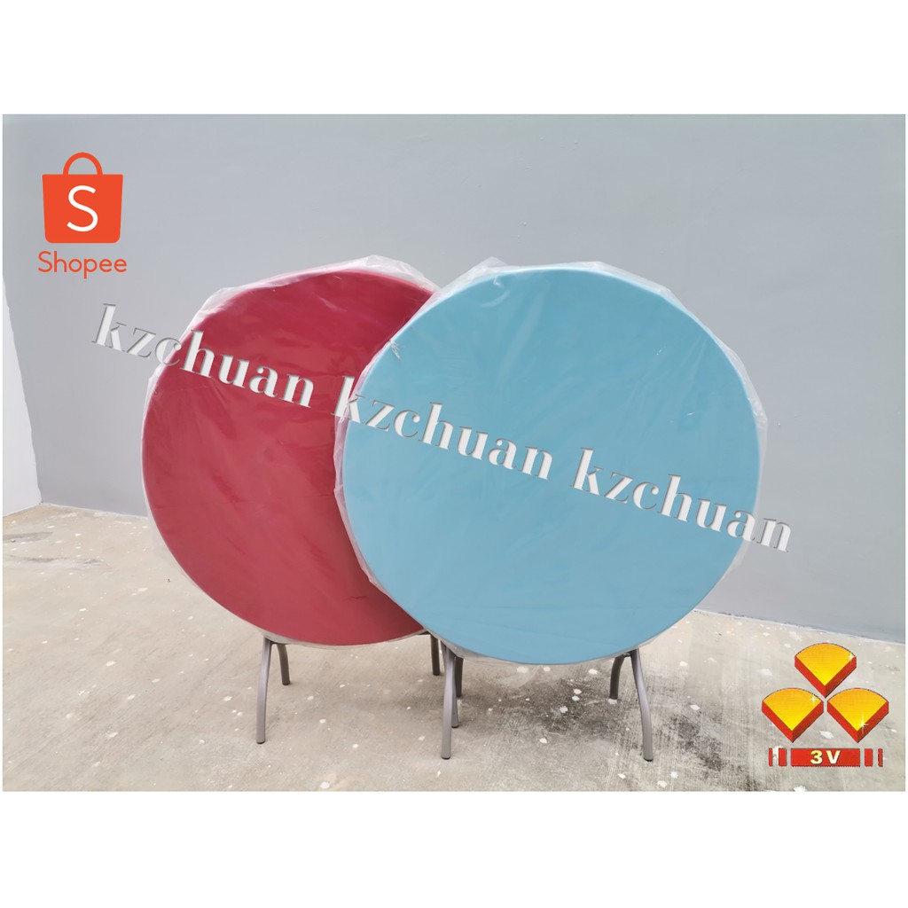 3V Round Plastic Table /3V 圆桌/ Meja Bulat 3V | Shopee Malaysia