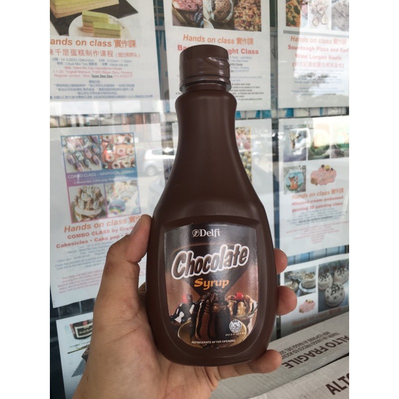 delfi chocolate syrup / chocolate flavour 450g | Shopee Malaysia