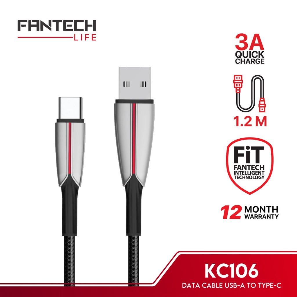 FANTECH Smart Life LED Light Type C USB Cable Data 120CM - KC106 ...