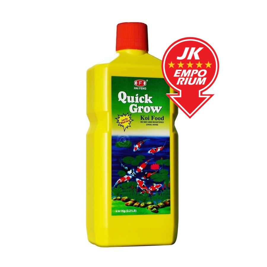 1kg Hai Feng Quick Grow Koi Food Low Fat Wheat Germ | Shopee Malaysia