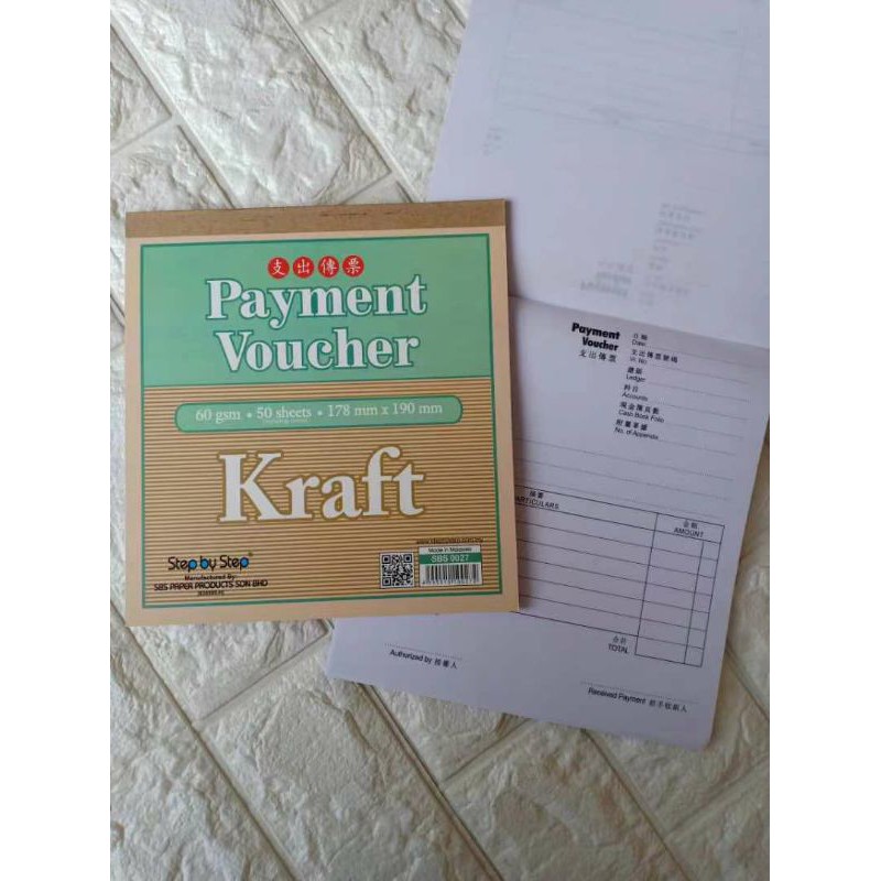 Payment Voucher Kraft Bill Book Buku Bill Buku Resit | Shopee Malaysia