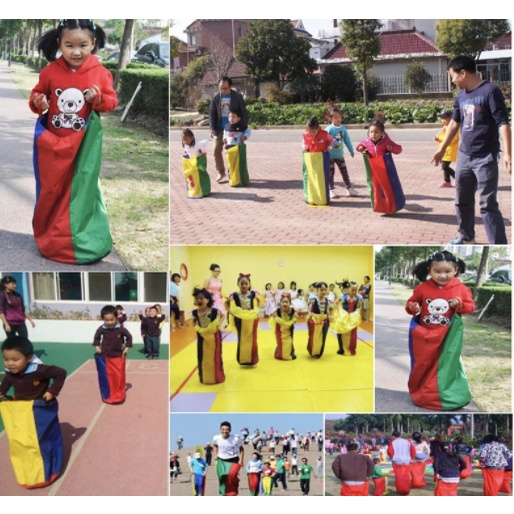 Sack Jumping Bag/ Fun Hopping bag/ Children Sensory Integration ...