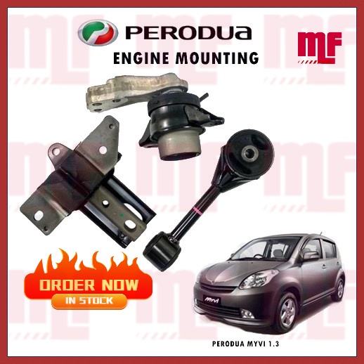 💯PERODUA MYVI ENGINE MOUNTING (SET)(1set 3pcs)(AUTO) | Shopee Malaysia
