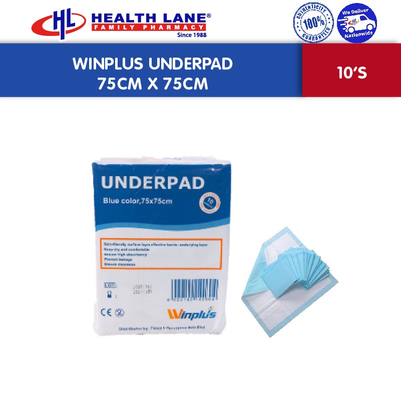 Winplus Under Pad (75cm x 75cm/10's) | Shopee Malaysia