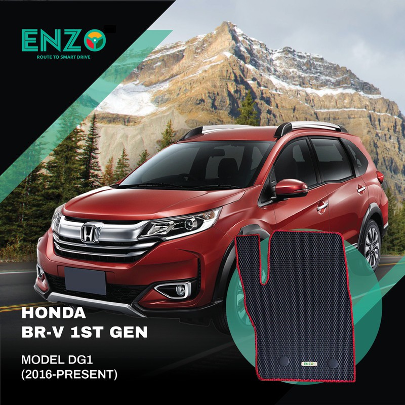 Honda BRV 1st Gen Model DG1 - Enzo Customised Car Mat | Shopee Malaysia