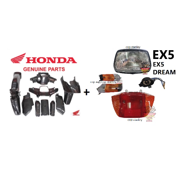 REMPIT Ex5 High Power Ex5 Dream Cover Set (10 COLORS) Coverset Bodyset Caver set Original honda ...