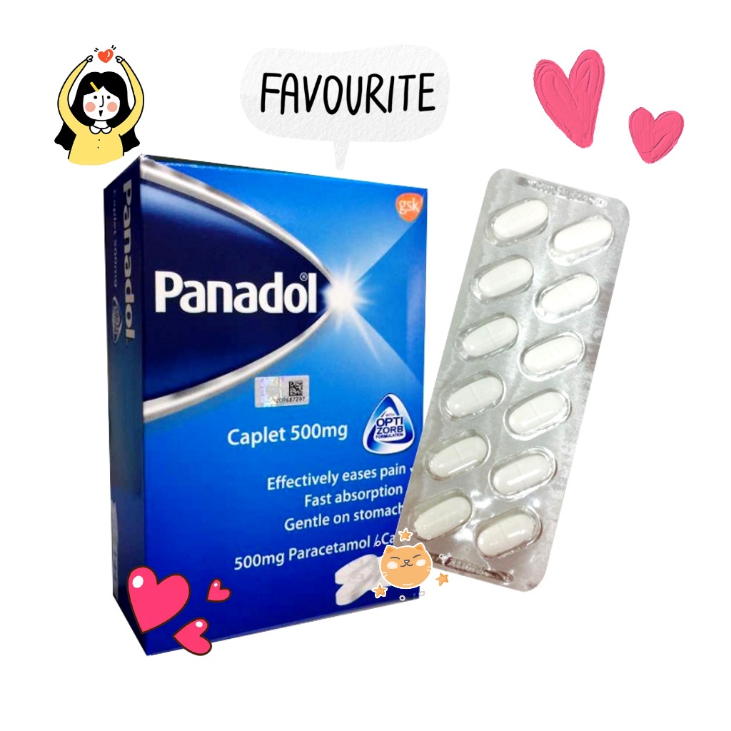 Panadol optizorb 500mg pain&fever and gentle on stomach (12caplet ...