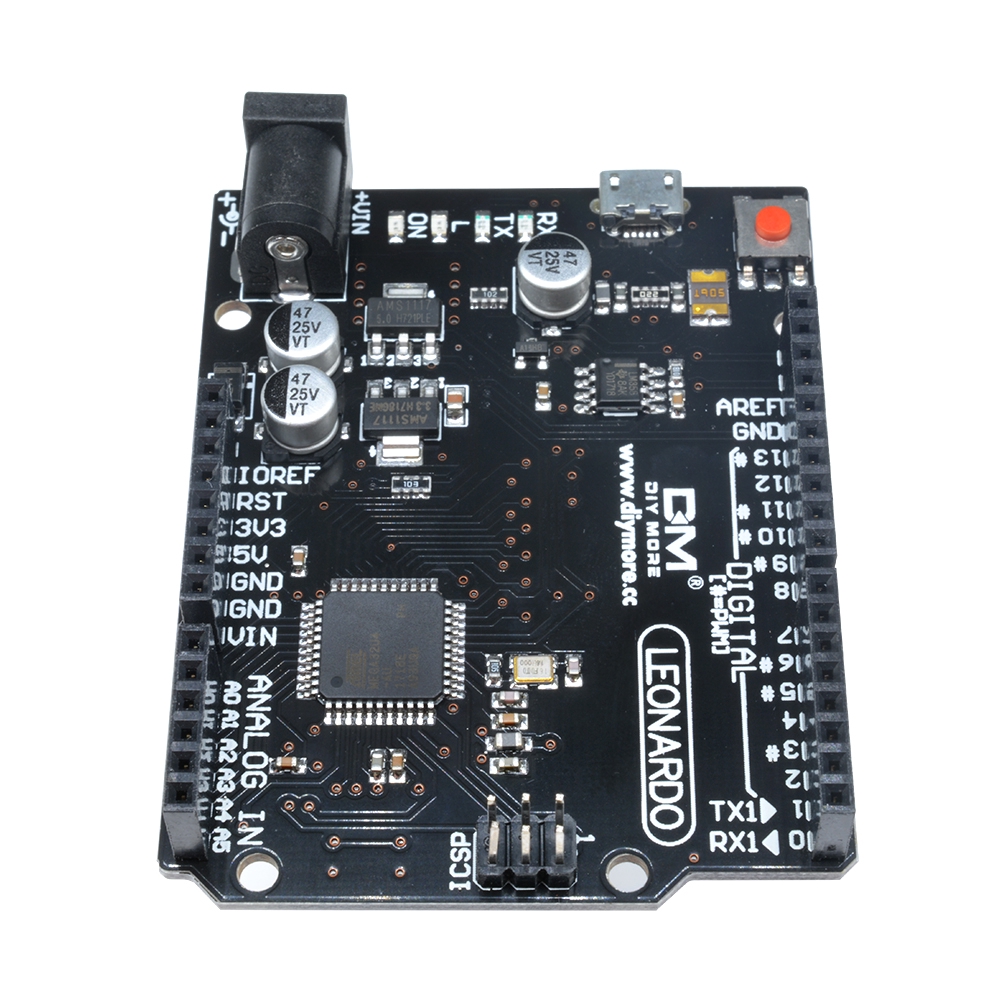 DIYMORE for Arduino Leonardo R3 Pro Micro ATmega32U4 5V 16MHZ ...