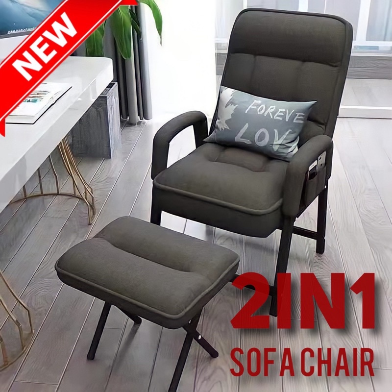 🇲🇾READY STOCK🇲🇾 2-in-1 COMFORTABLE SOFA CHAIR | FOLDABLE | Home ...