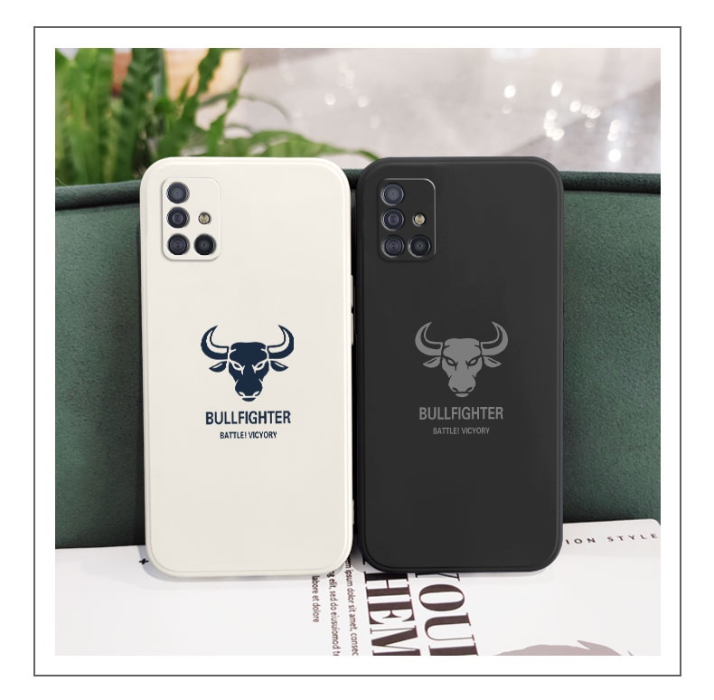 Simple Bull Phone Case For Samsung Galaxy A71 A51 4G A21S Fashion Cover ...
