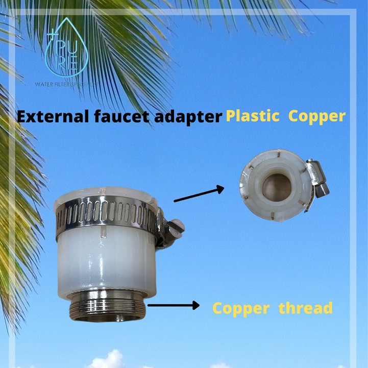 Universal External Faucet Adapter For Connect Water Filter Diverter ...
