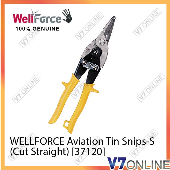 Wellforce Aviation Tin Snips-S (Cut Straight) [37120] WELLFORCE ...