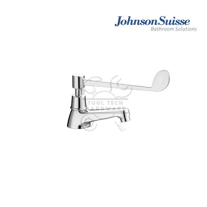 Johnson Suisse Medical Deck Mounted Elbow Action Pillar Tap ...