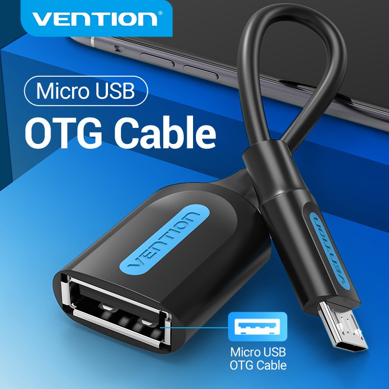 Vention Micro OTG Cable Micro-B USB 2.0 Male to Female USB Connector ...