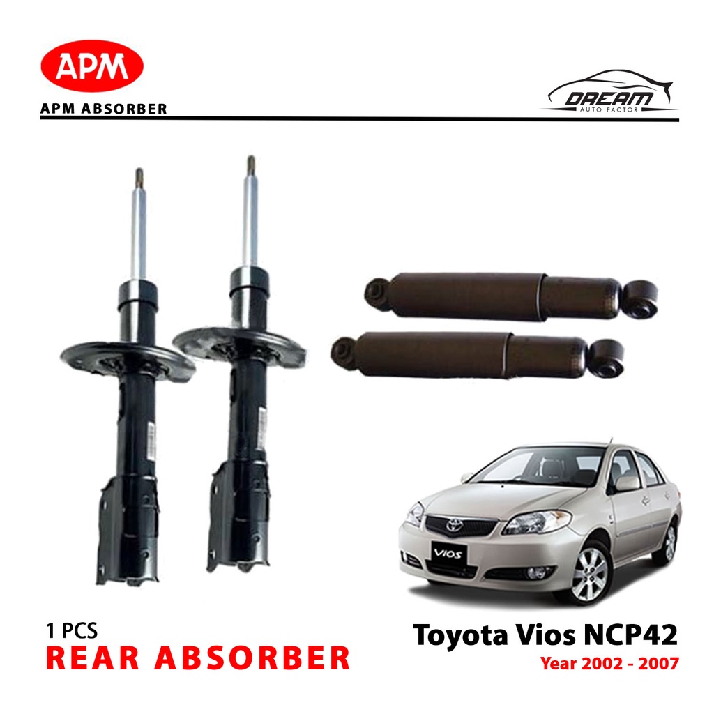 Toyota Vios NCP42 APM Rear Absorber APM E2065M | Shopee Malaysia