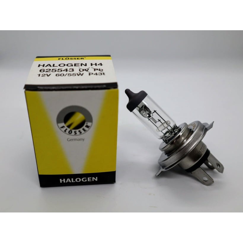Flosser H4 Halogen Head Lamp Bulb | 12V 60/55W 12V 100/90W 24V 75/70W ...