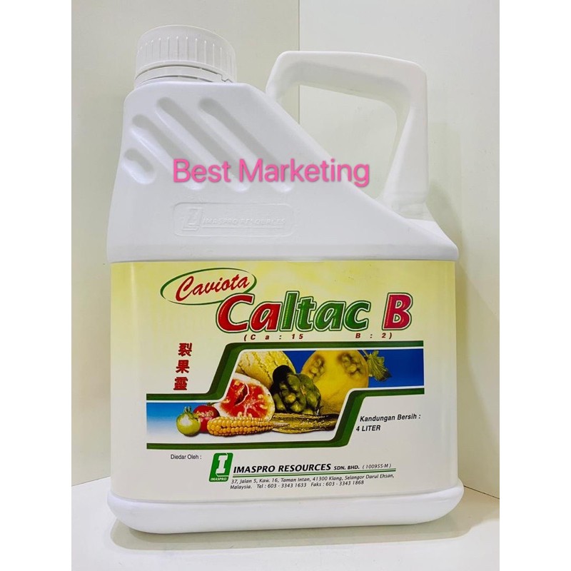 4LIT CALTAC B / Baja Kalsium Boron / IMASPRO | Shopee Malaysia