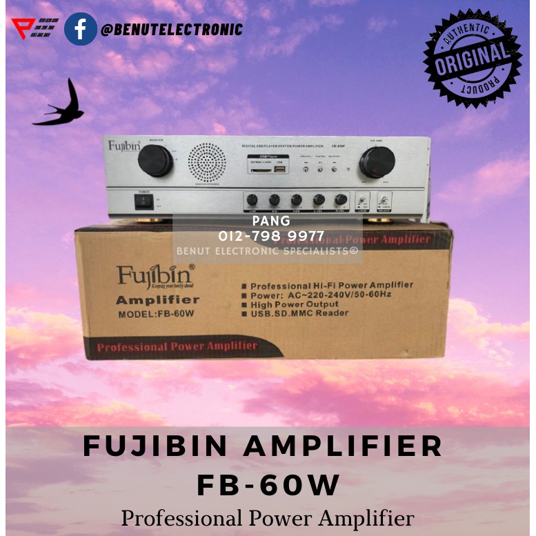 Fujibin FB-60W Professional Amplifier (Swiftlet Farm, Swiftlet House ...