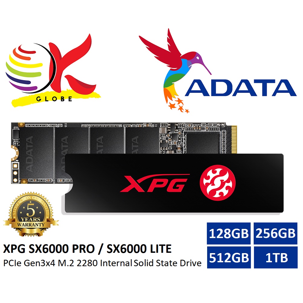 ADATA XPG SX6000 LITE / SX6000 PRO PCIE GEN3X4 M.2 2280 INTERNAL SSD ...