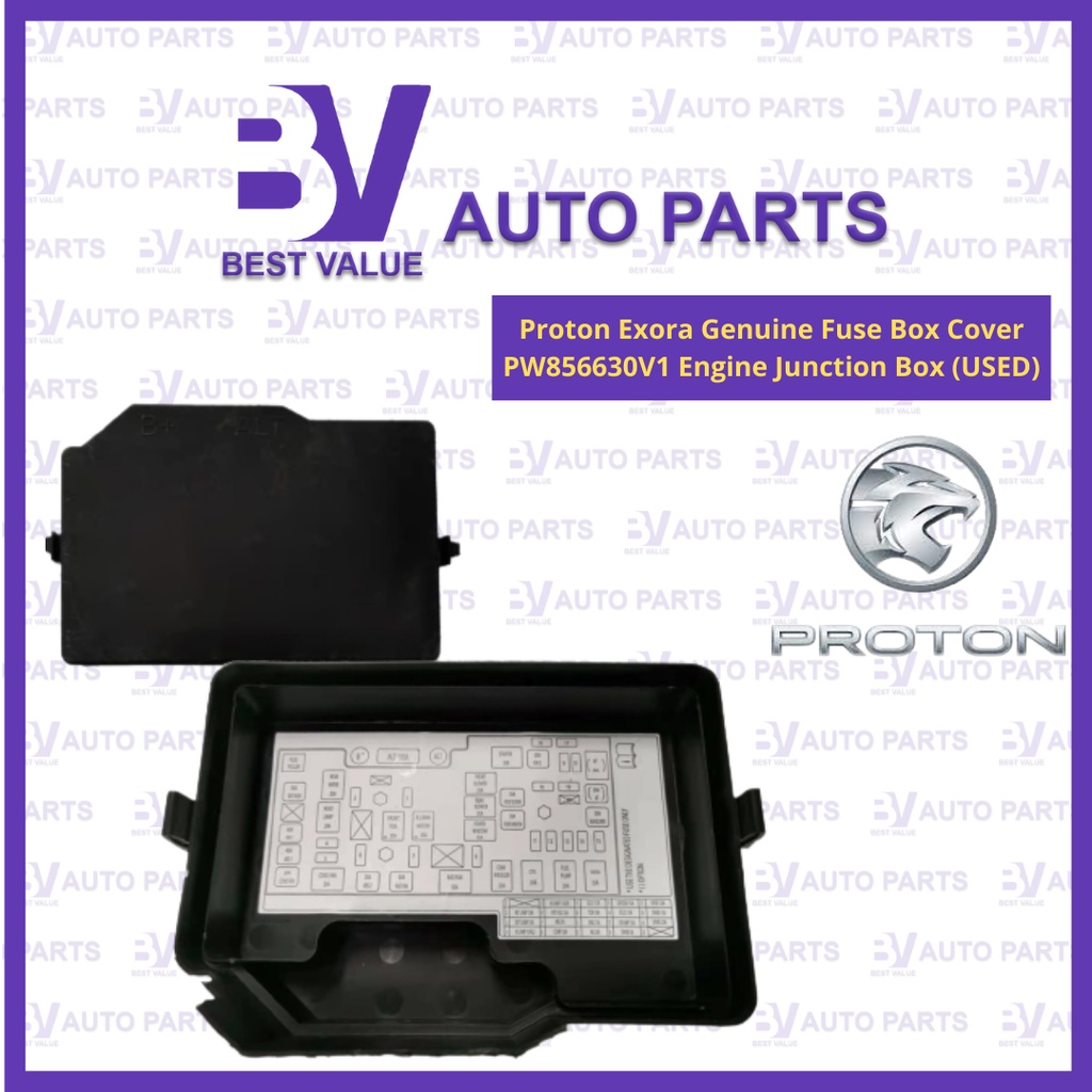 BESTVALUE🔥 Proton Exora Genuine Fuse Box Cover PW856630V1 Engine Junction Box (USED)!!! | Shopee ...