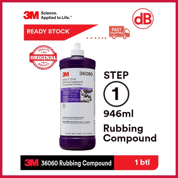 (READY STOCK) 3M 36060 Perfect-It Rubbing Compound Step 1,2 & 3 (946ml) | Shopee Malaysia