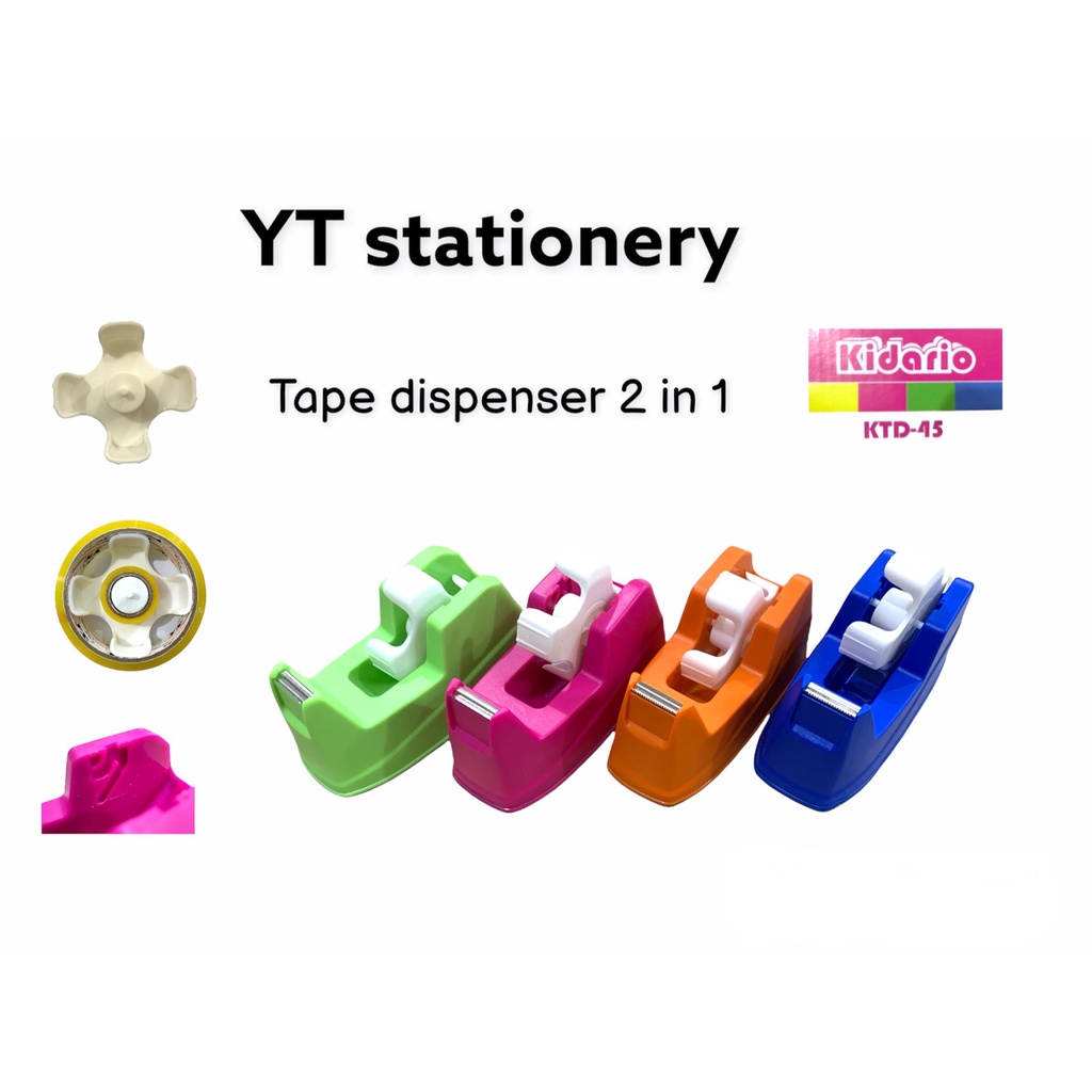 KIDARIO TAPE DISPENSER / CELLULOSE TAPE DISPENSER / STATIONERY TAPE ...