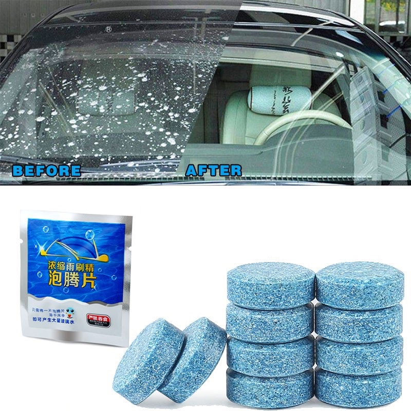 MKR Car Windshield Glass Cleaner Tablets Wash Water Wiper Auto Fine ...