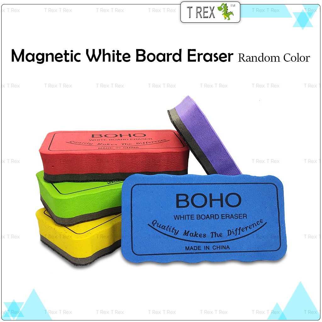 BOHO Magnetic White Board Eraser / Whiteboard Duster With Magnet / Pemadam Whiteboard | Shopee ...