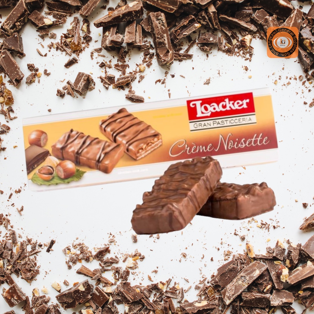 Loacker Patisserie Dark Hazelnut / Creme Noisette / Cappuccino / Noir ...